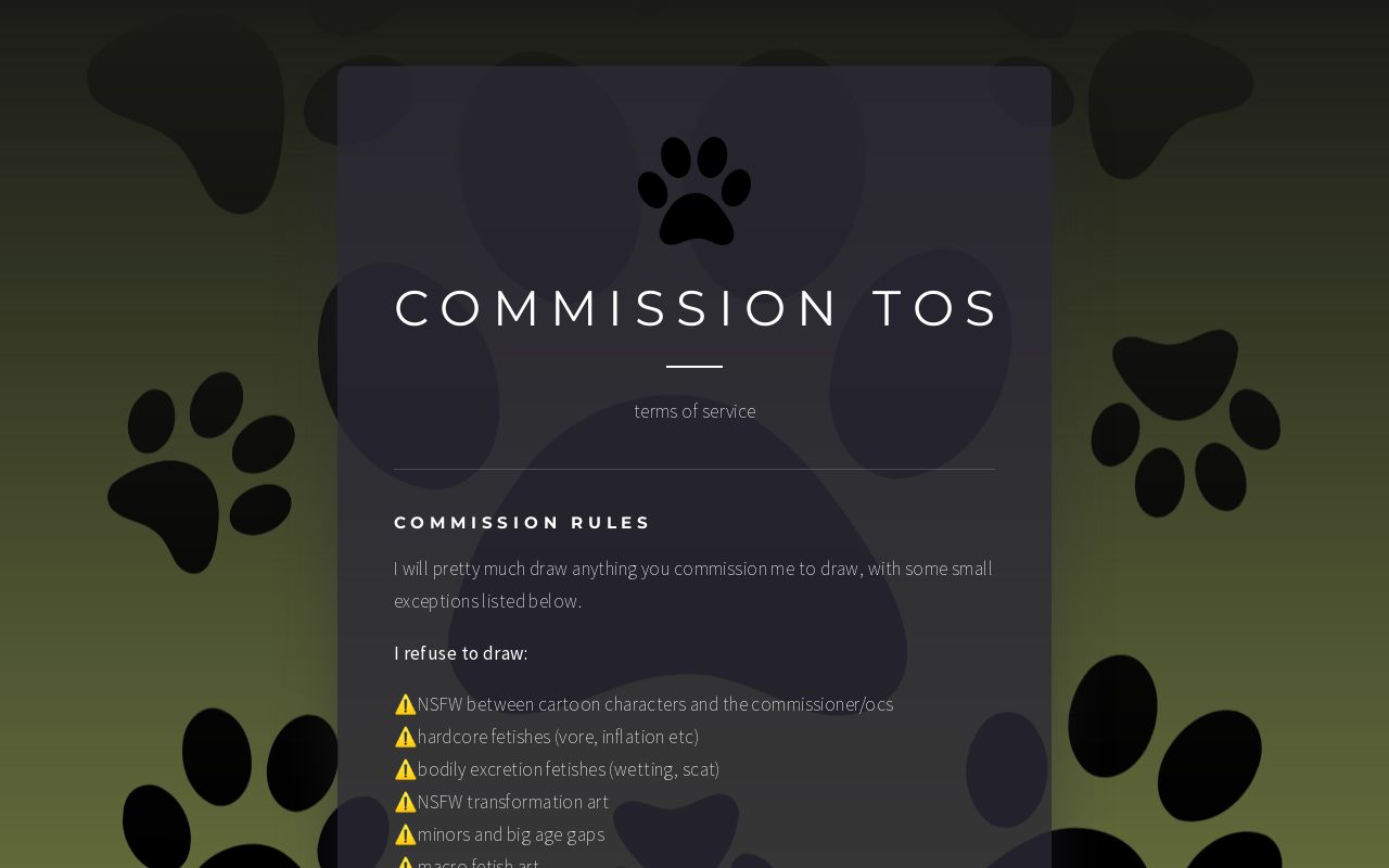 Crow's commission TOS